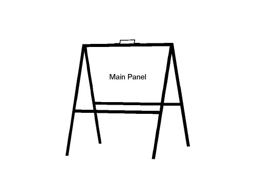 Open House Tent Frames – justsignframes.com